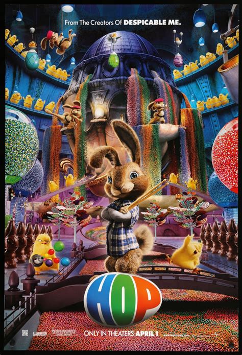 Hop 2011 Original One Sheet Movie Poster Original Film Art