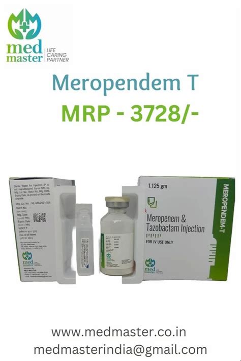 Meropenem Tazobactam Injection At Rs 3728 Vial Tazobactam Injection Ip In Panchkula Id