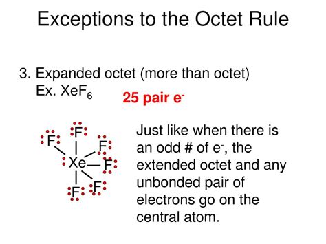 Ppt Exceptions To The Octet Rule Powerpoint Presentation Free