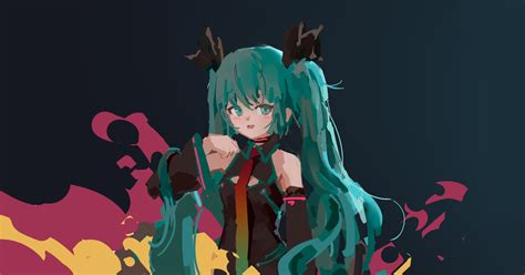Vocaloid Miku Reddizenのイラスト Pixiv