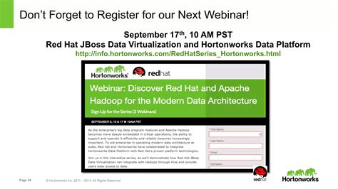 Discover Red Hat And Apache Hadoop For The Modern Data Architecture Part 3 Ppt