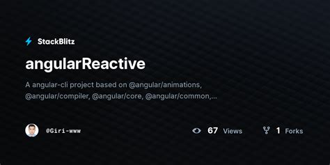 Angularreactive Stackblitz Angularreactive Stackblitz