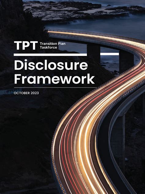 Tpt Disclosure Framework 2023 Uk Pdf International Financial Reporting Standards Climate