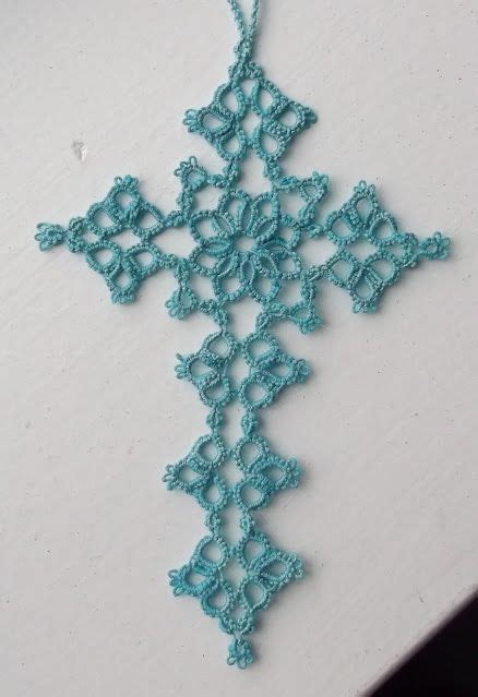Pin By West Pine Creations On Tatting Crosses Tatting Tutorial Tatting Patterns Tatting