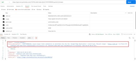 Azure Api Aadsts9002326 Cross Origin Token Redemption Is Permitted