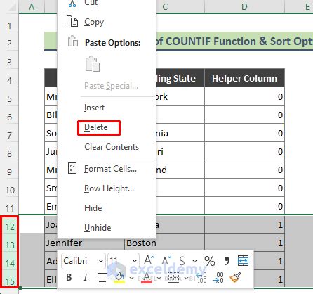 How To Delete Rows Based On Another List In Excel 5 Methods