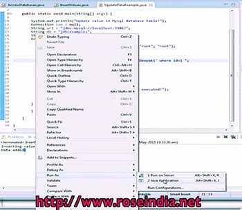 JDBC Video Tutorial How To Update Data In A MySQL Database
