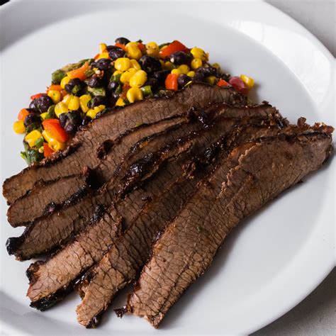 Texas Style Barbecue Beef Brisket With Corn And Vegetable Sautédelivery