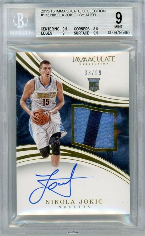 Nikola Jokic Rookie Card Roundup And 100 Hottest Ebay Auctions