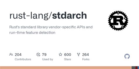 GitHub Rust Lang Stdarch Rust S Standard Library Vendor Specific APIs And Run Time Feature