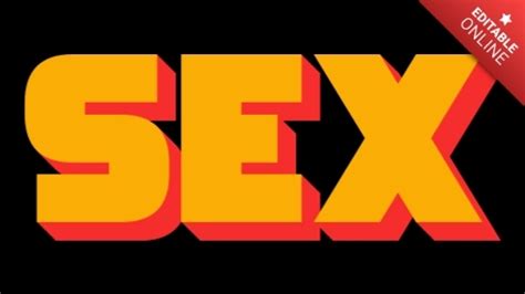 Sex Yellow Font Style Text Effect Generator