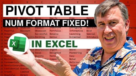 Excel Pivot Table Number Format Copied From Source Data Episode 2674
