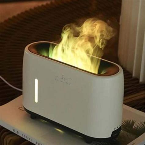 Kirona Scent Blazing Fire Aroma Diffuser White Ultrasonic Humidifier
