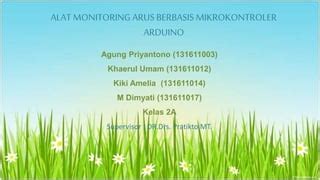 Alat Monitoring Arus PPT
