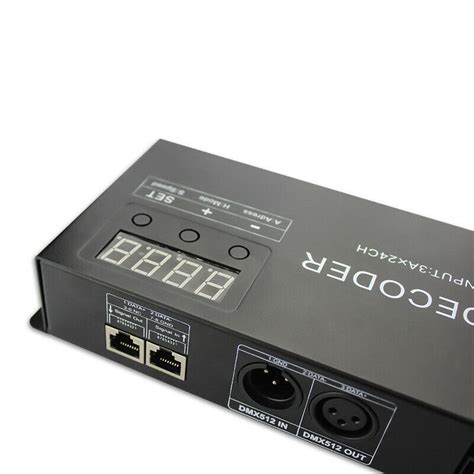 DC V V V Channel A CH Led DMX Decoder Grandado