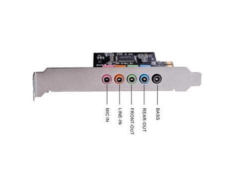 En Labs Pcie Sound Card 5 1 Internal Sound Card For Pc Windows 10 W Low Profile Bracket 3d