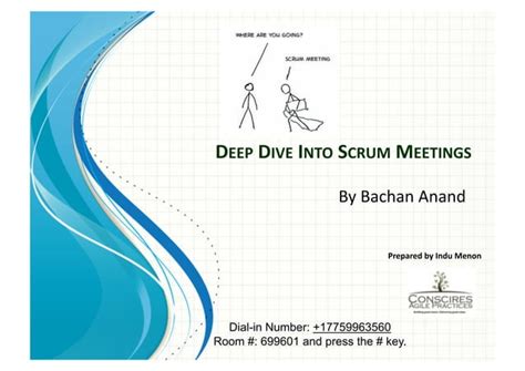 deep dive into scrum meetings ppt