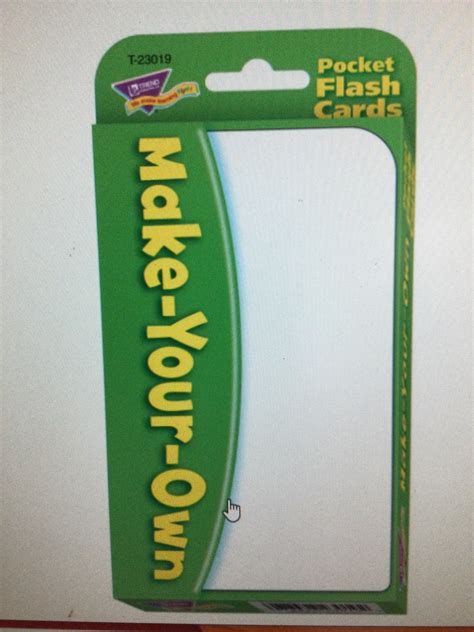 Make Your Own Flashcards 56 Babe Spot