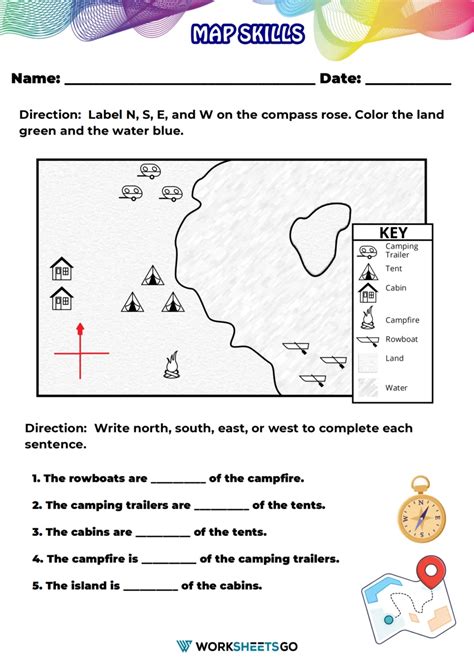 Map Skills Worksheets Mapping Skills Activities Map Skills Worksheets