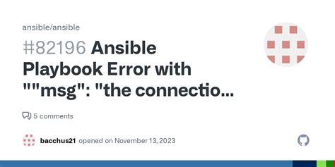 Ansible Playbook Error With Msg The Connection Plugin Networkcli Was Not Found · Issue
