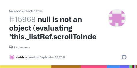 null is not an object evaluating this listref scrolltoindex
