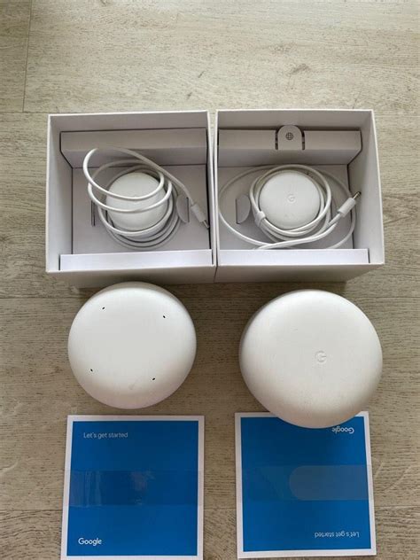 GOOGLE Nest Wifi Router Point Set Computers Tech Parts Accessories Networking On