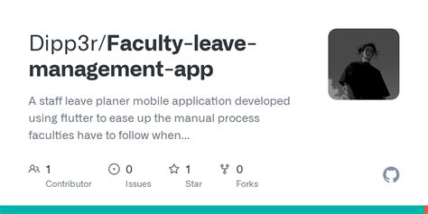 Github Dipp3rfaculty Leave Management App A Staff Leave Planer