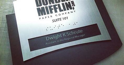 Boss Asked Me To Make A Sample Of Some Interior Signage We Can Make For