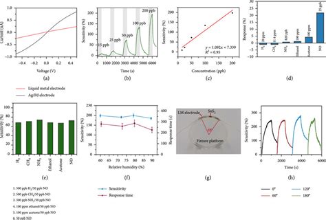 NO Gas Sensing Performance Of The LM SnS2 Based Sensor A Comparing Download Scientific