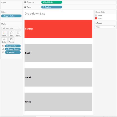 How To Make Better Drop Down Menus In Tableau Playfair