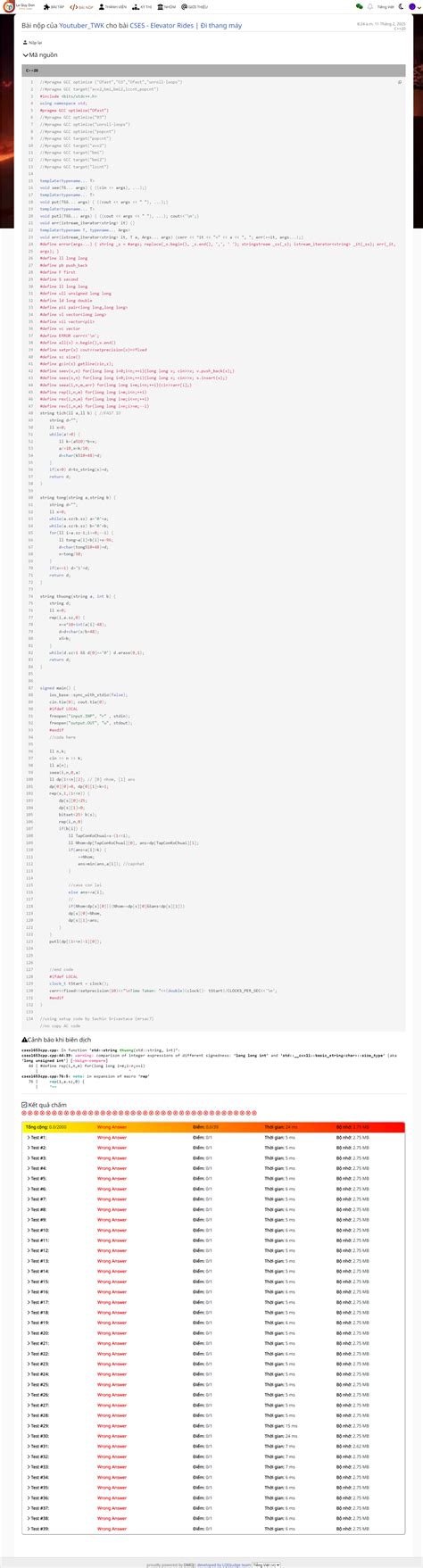 Cses Elevator Rides Đi Thang Máy Lqdoj Le Quy Don Online Judge