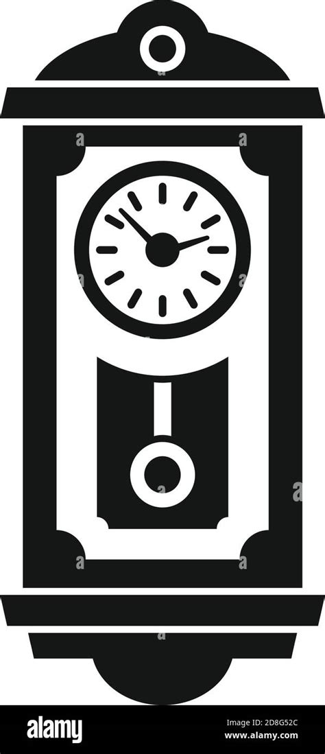 Kinetic Pendulum Clock Icon Simple Style Stock Vector Image And Art Alamy