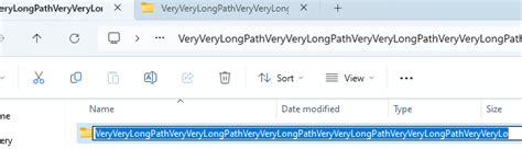 Destination Path Too Long Error When Movingcopying A File