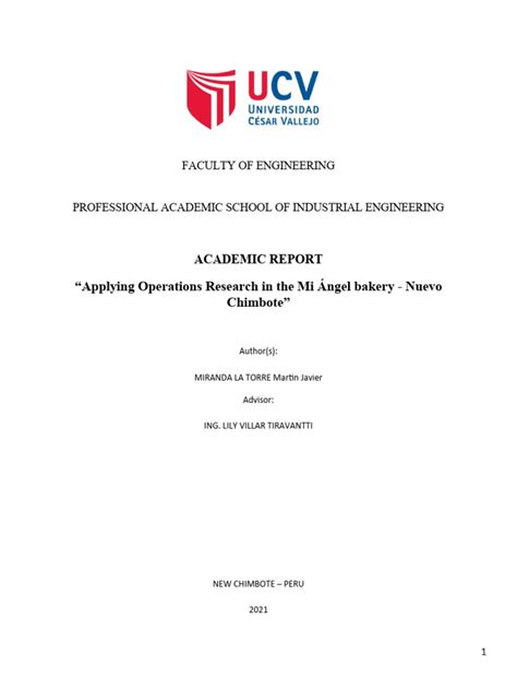 Operations Research Report Pdf Mathematical Optimization Cakes