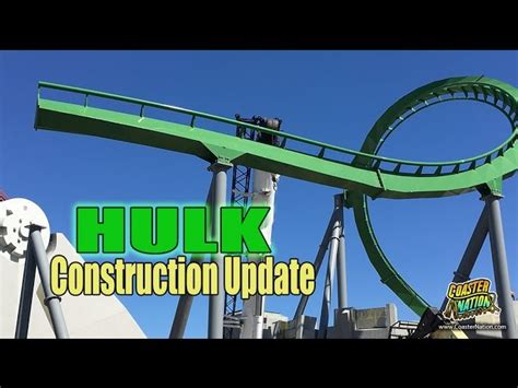 Incredible Hulk Coaster Layout The Incredible Hulk Its Not