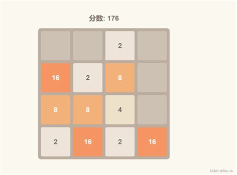 Htmlcssjs实现2048经典小游戏（附完整源码）2048网页源码 Csdn博客