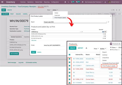 Odoo Direct Print PrintNode Connector VentorTech