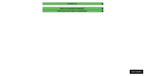 Accordion Codesandbox