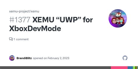 xemu “uwp” for xboxdevmode · issue 1377 · xemu project xemu · github