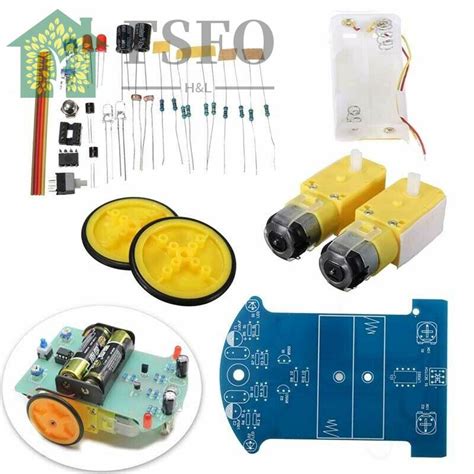 Innovative 2wd Smart Car Tracking Robot Chassis With Reduction Motor For Arduino Shopee Malaysia