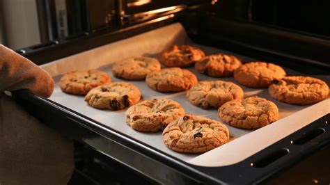 Baking Chocolate Chip Cookies In Oven