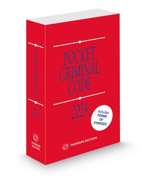 Pocket Criminal Code 2024 Thomson Reuters