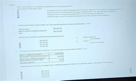 Solved Which Of The Following Is A True Statement Regarding