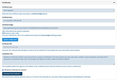 Course Certificates Grok Academy Learning Authoring