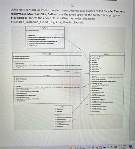 Solved Using NetBeans IDE Or Intellid Create Three Complete Chegg