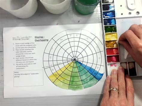 Watercolor Color Wheel At Explore Collection Of