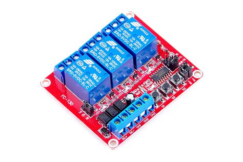 Buy KNACRO DC V Channel Interlock Switch Self Locking Relay Module High And Low Trigger
