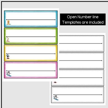 Digit Addition On A Number Line Addition Within By The Rabbit Studio