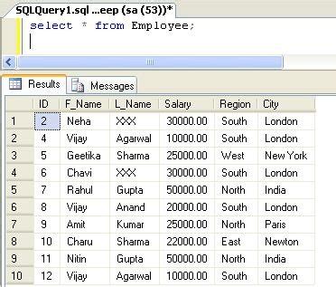 UPPER Function In SQL Server 2008