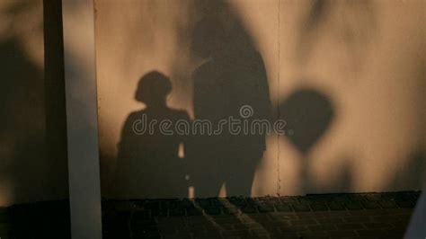 Shadow Of A Bride And Groom Kissing Stock Video Video Of Groom